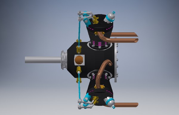 Radial Engine 3D model 3D model - TurboSquid 1988376