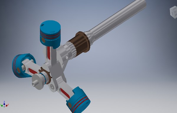 Radial Engine 3D model 3D model - TurboSquid 1988376