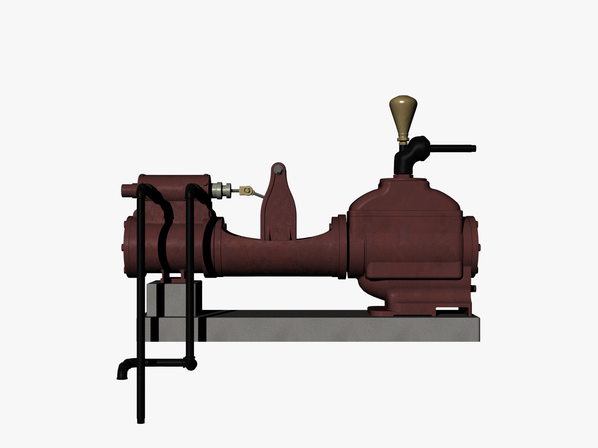 Bomba de vapor de ação direta inspirada em Blake and Knowles vintage ...