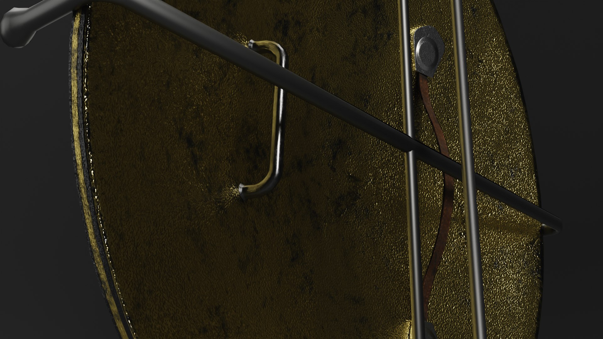 3D A HISTORICAL KINGS SHIELD USED IN A BATTLE MODEL IN LOW POLY ...