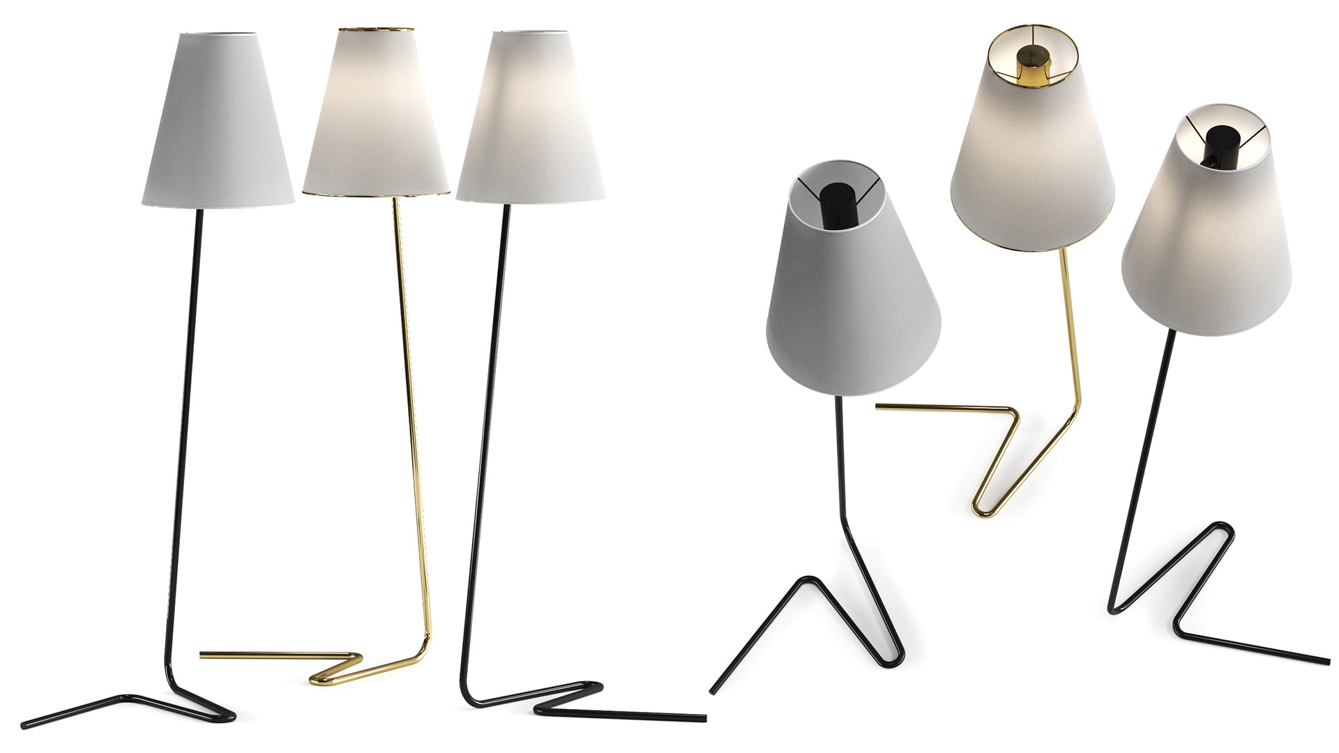 Jaxon Floor Lamp by Thomas O Brien Floor Lamp 3D model - TurboSquid 2106009