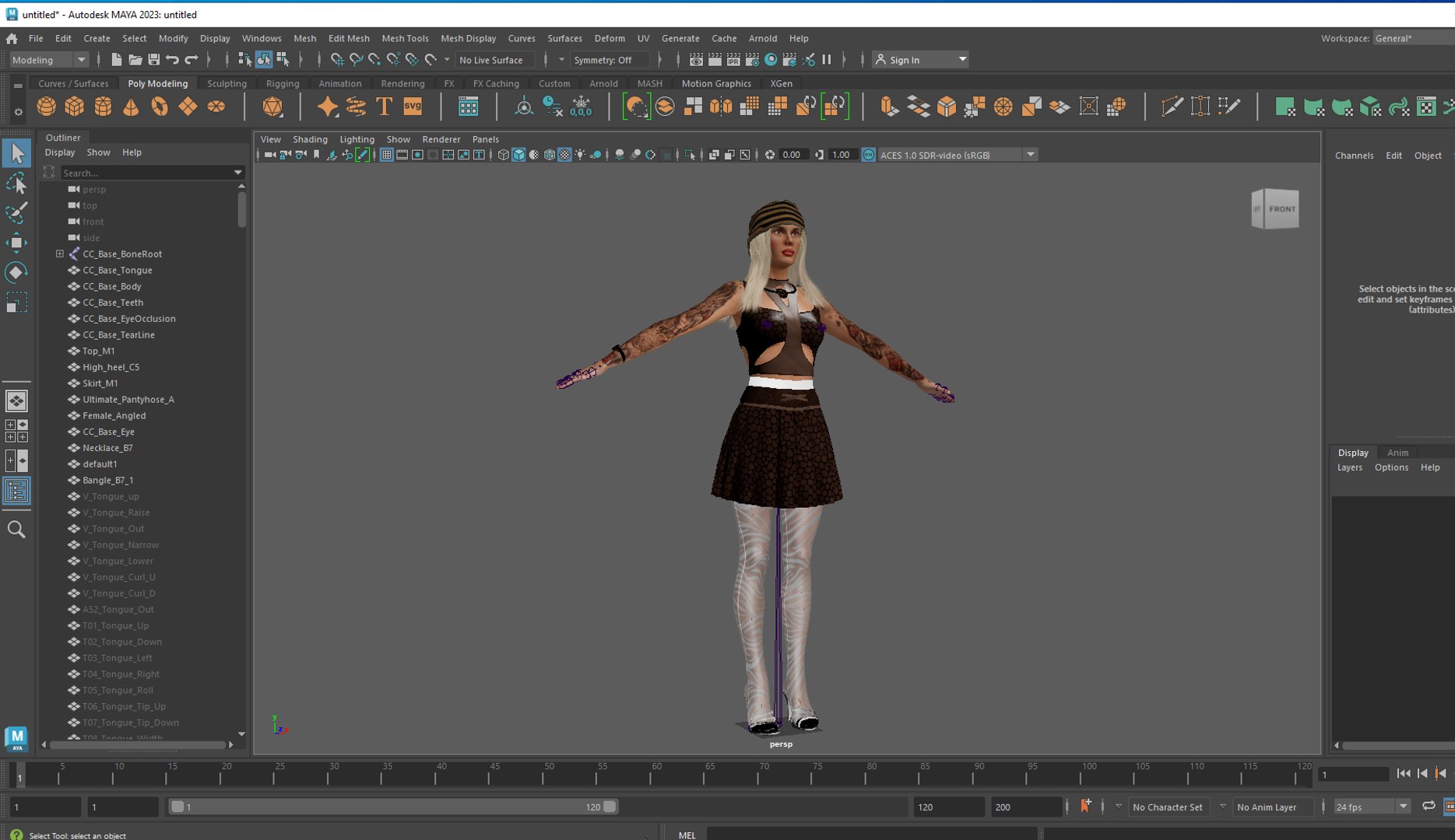 Realistic Rigged Morden Female Character 3D Model 3D model - TurboSquid ...