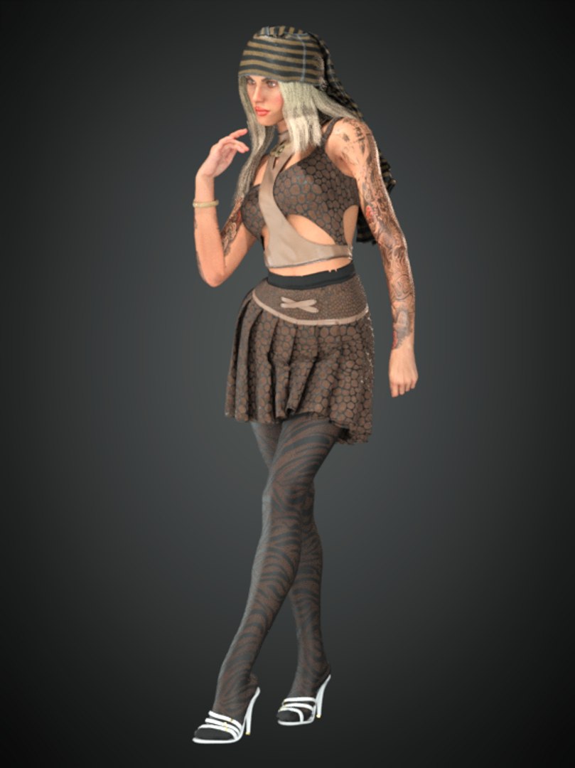 Realistic Rigged Morden Female Character 3D Model 3D Model - TurboSquid ...