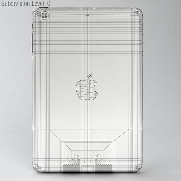 3d model ipad 3 colours