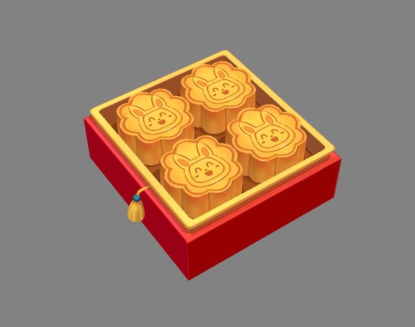 3D Mooncake Models | TurboSquid