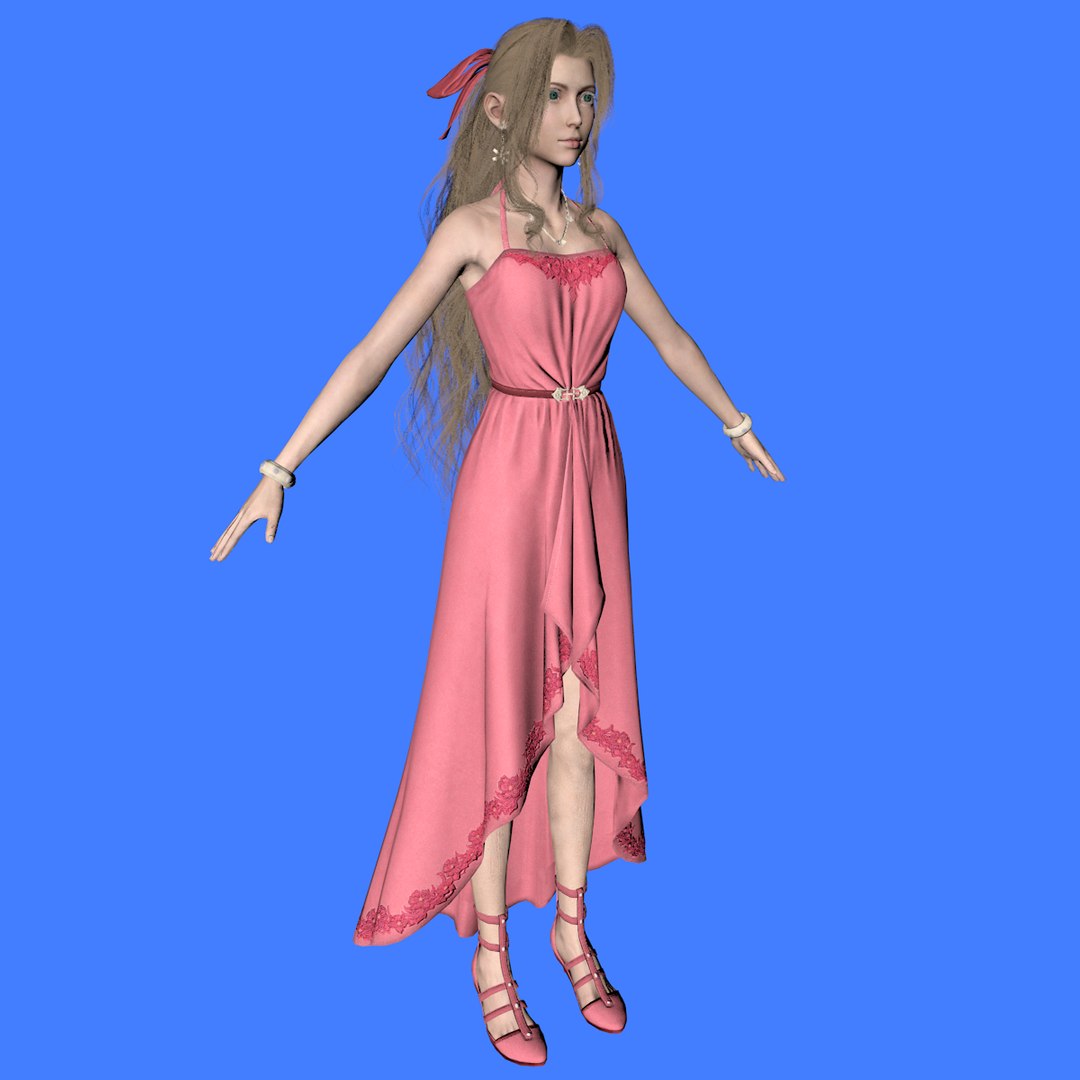 modelo 3d Aerith - TurboSquid 1752916