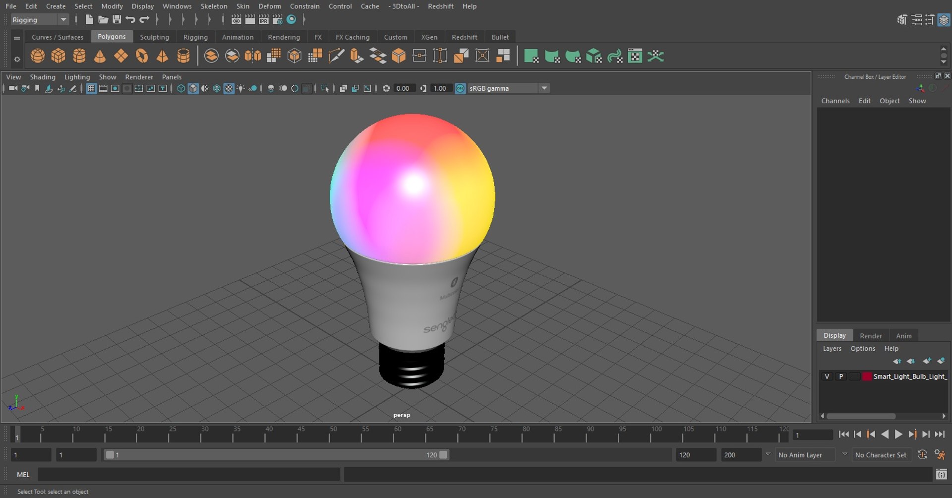3D Smart Light Bulb Light RGB Model - TurboSquid 1944788