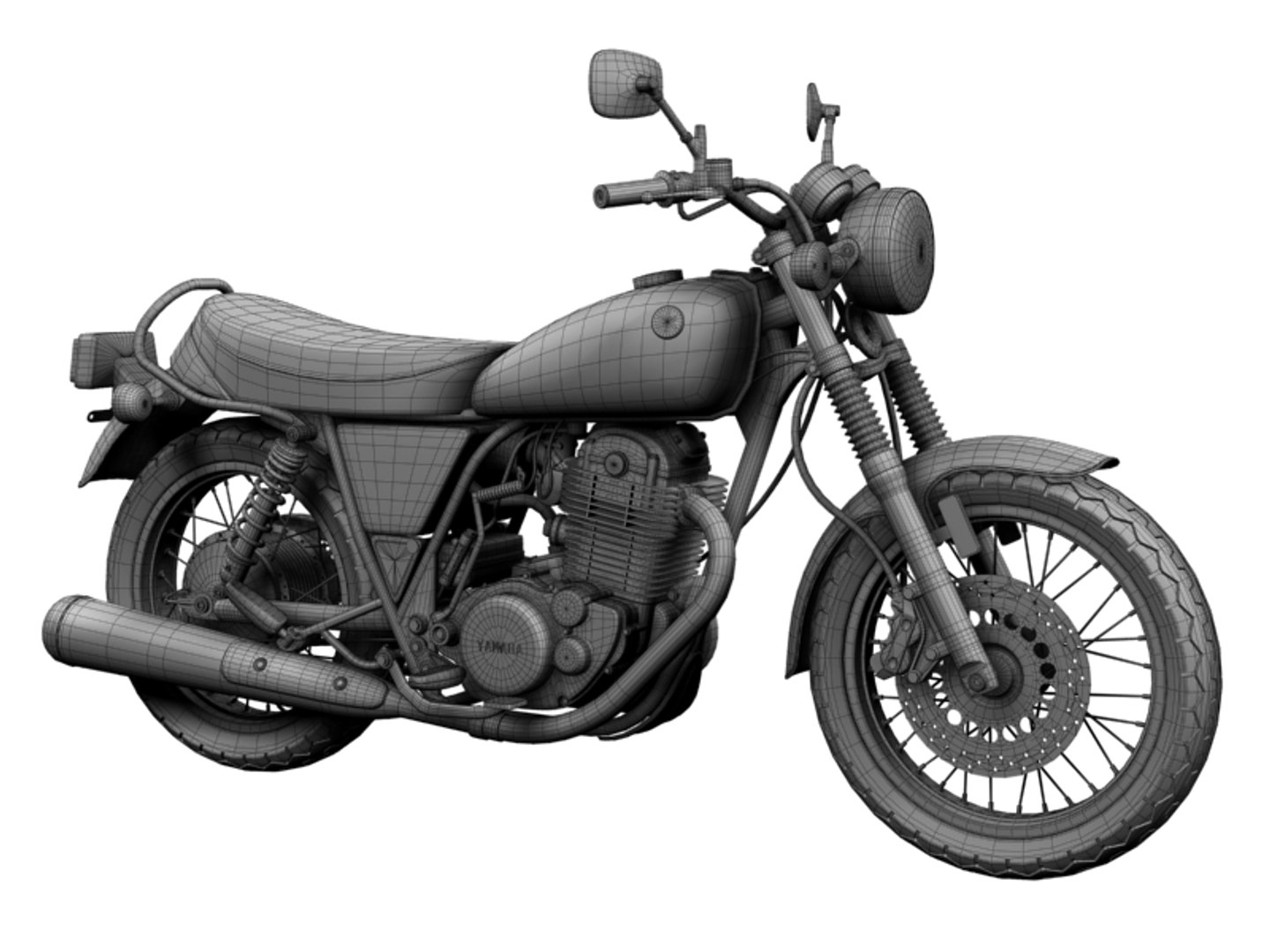 Yamaha Sr400 2015 Dxf