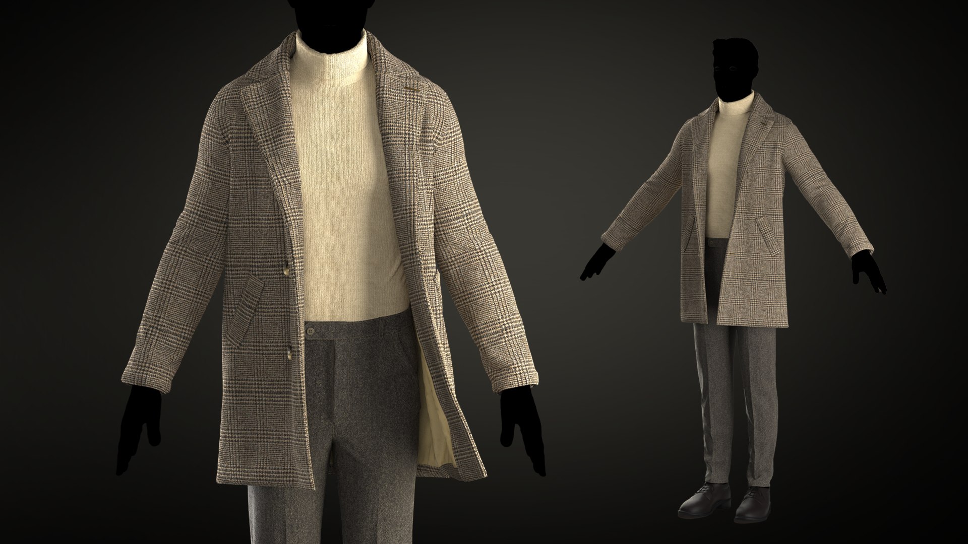 MENS OUTFIT 3D Model - TurboSquid 2313689