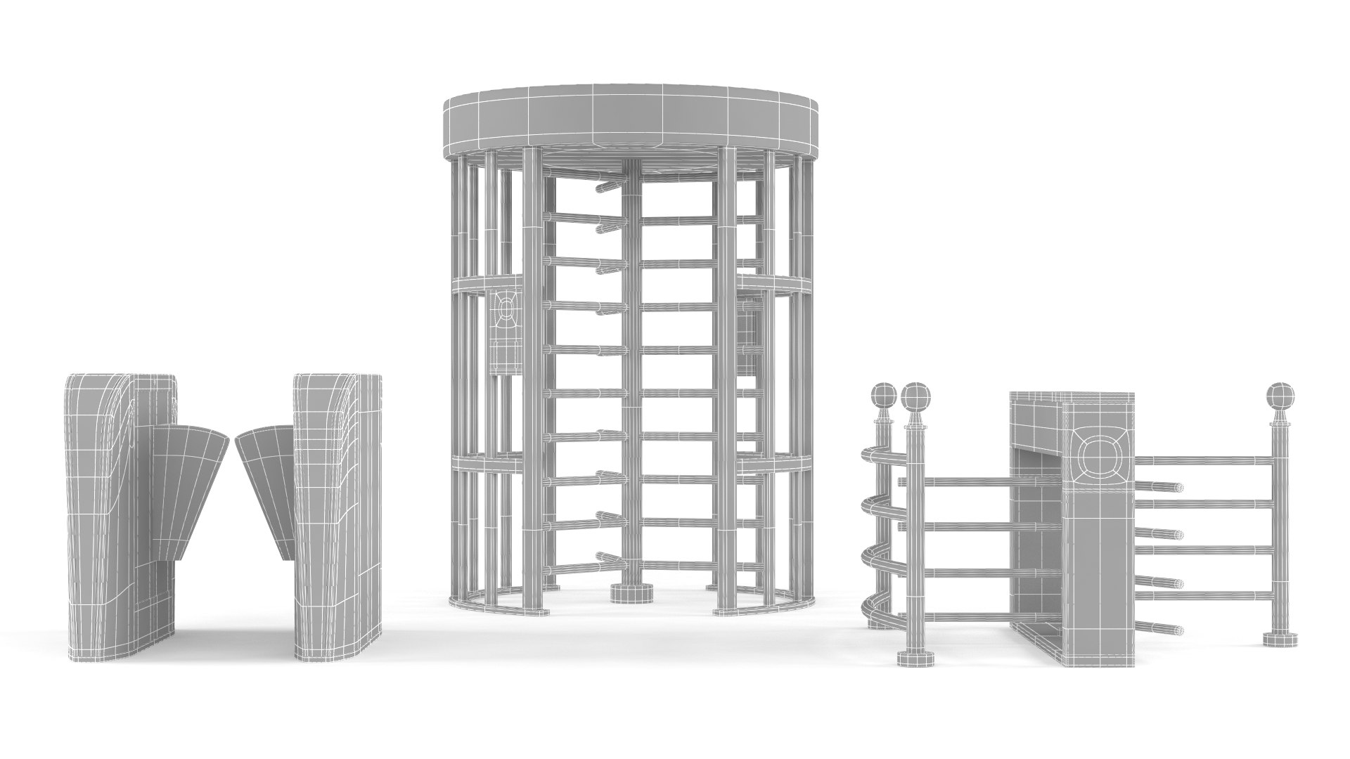3D Turnstile Collection Model - TurboSquid 1820962