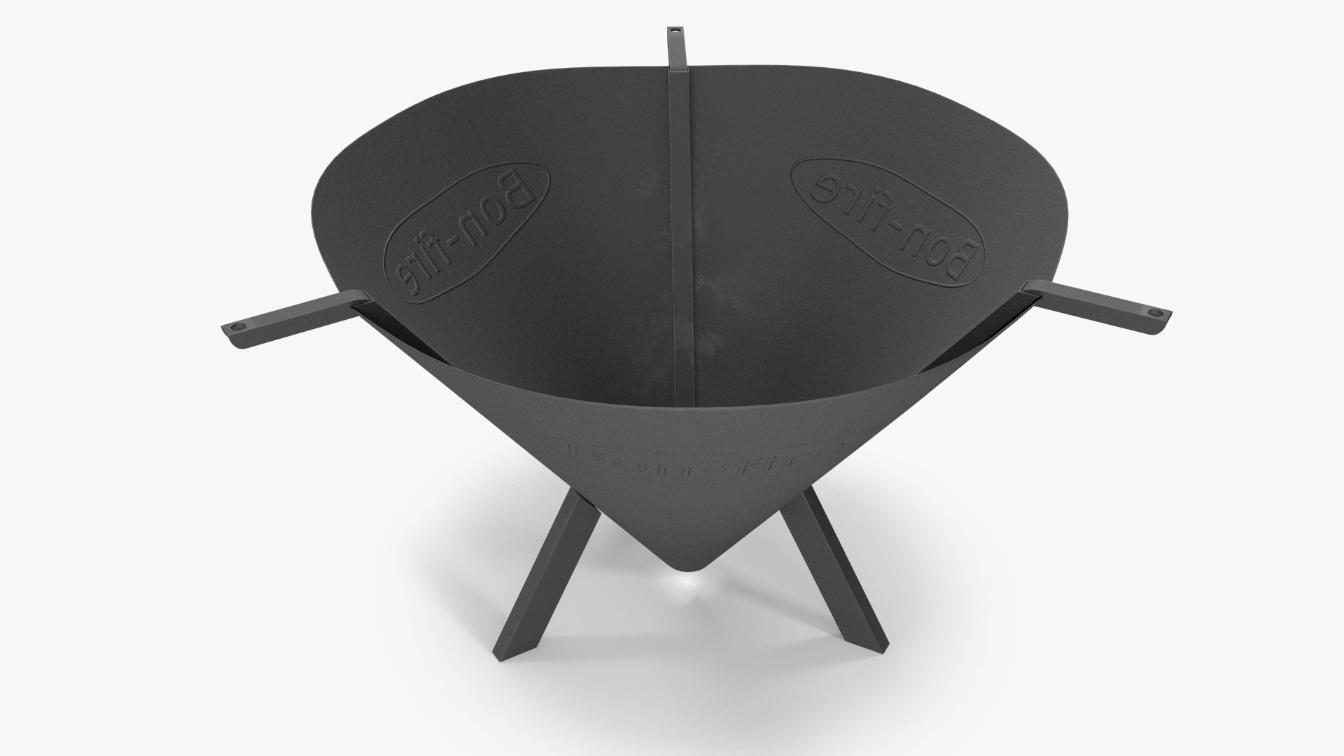 3D Bonfire Fire Pit Cone Metal Black - TurboSquid 2138057