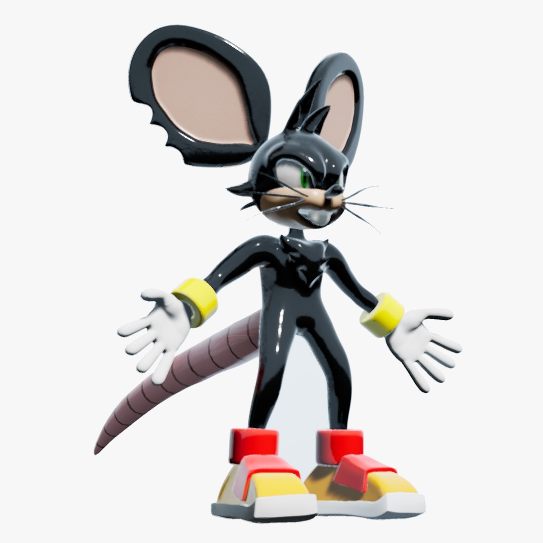 Edgy Mouse 3D model - TurboSquid 1899894
