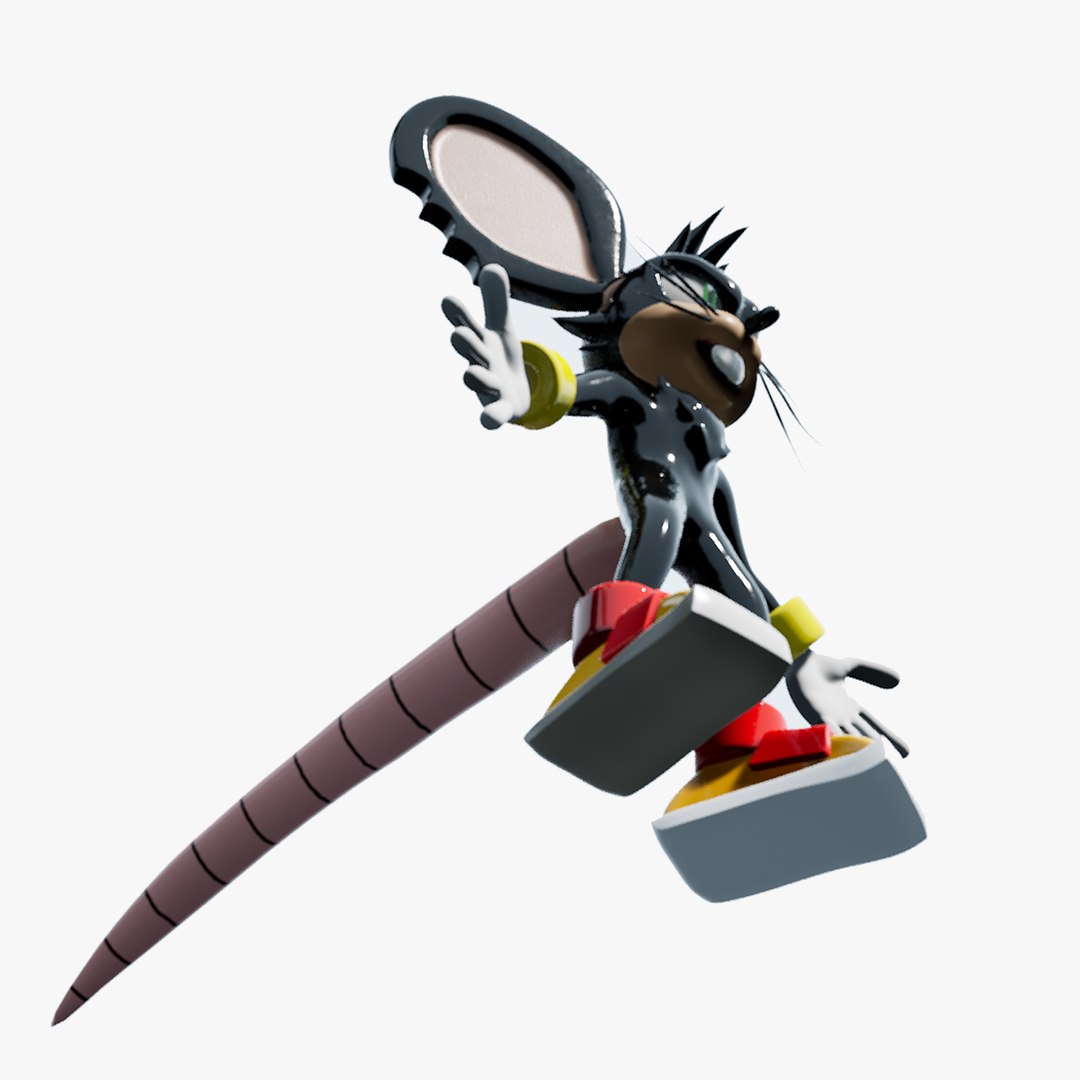 Edgy Mouse 3D model - TurboSquid 1899894