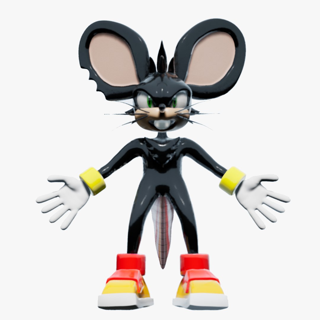 Edgy Mouse 3D model - TurboSquid 1899894