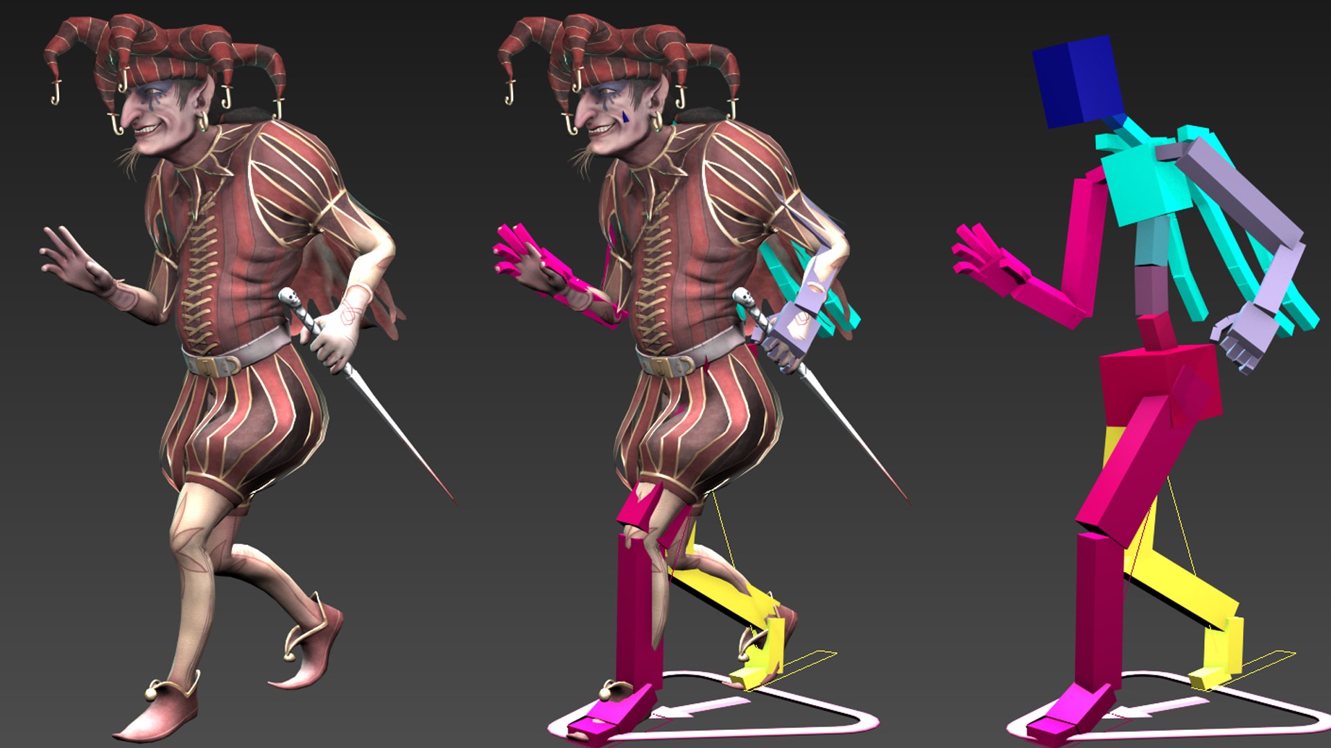 3D Rigged Joker - TurboSquid 1261959