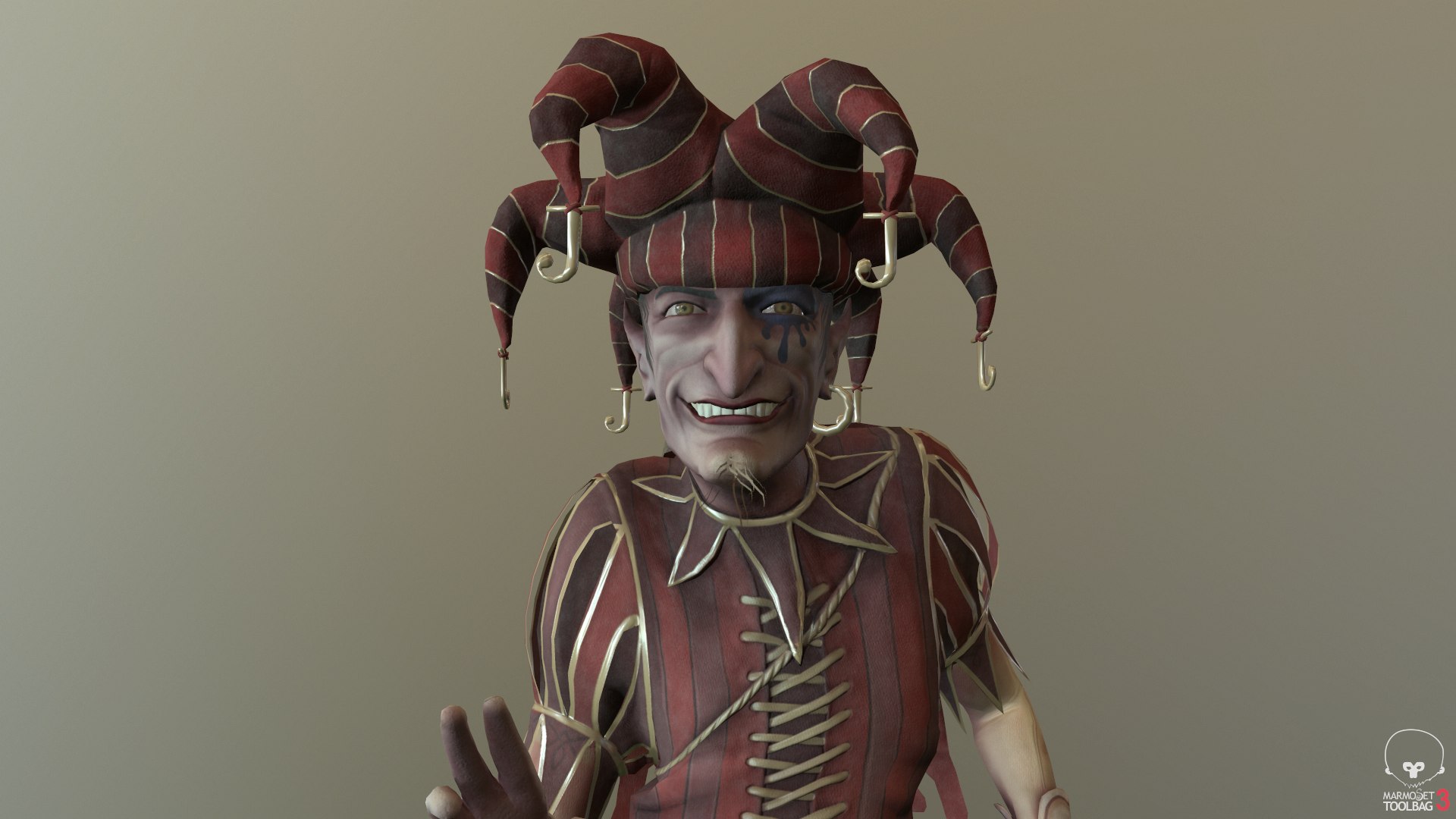 3D rigged joker - TurboSquid 1261959