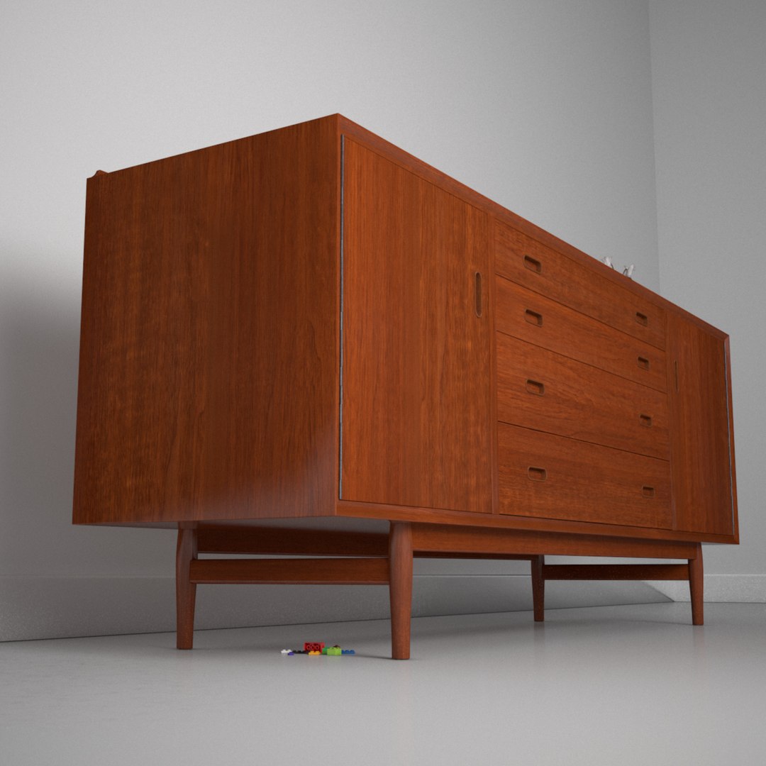 3d Model Arne Vodder Os25 Sideboard
