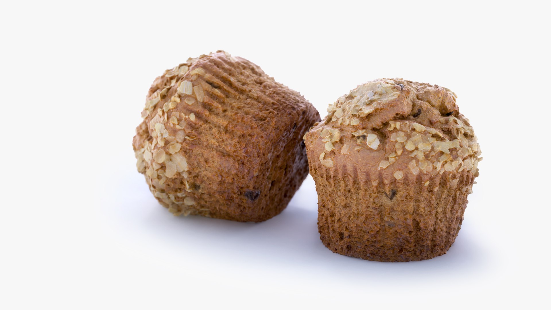 3D Bran Muffin With Raisins - TurboSquid 2217422