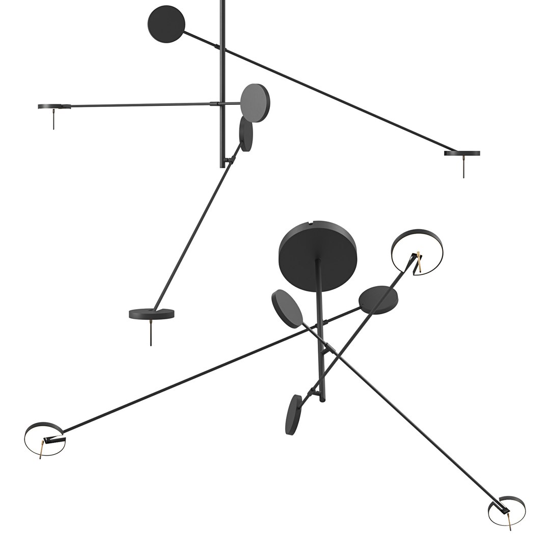 3D Model Invisible Pendant LedsC4 Set 01 - TurboSquid 2062791