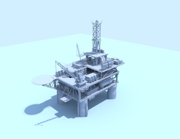 Oil Platform 3D Models for Download | TurboSquid