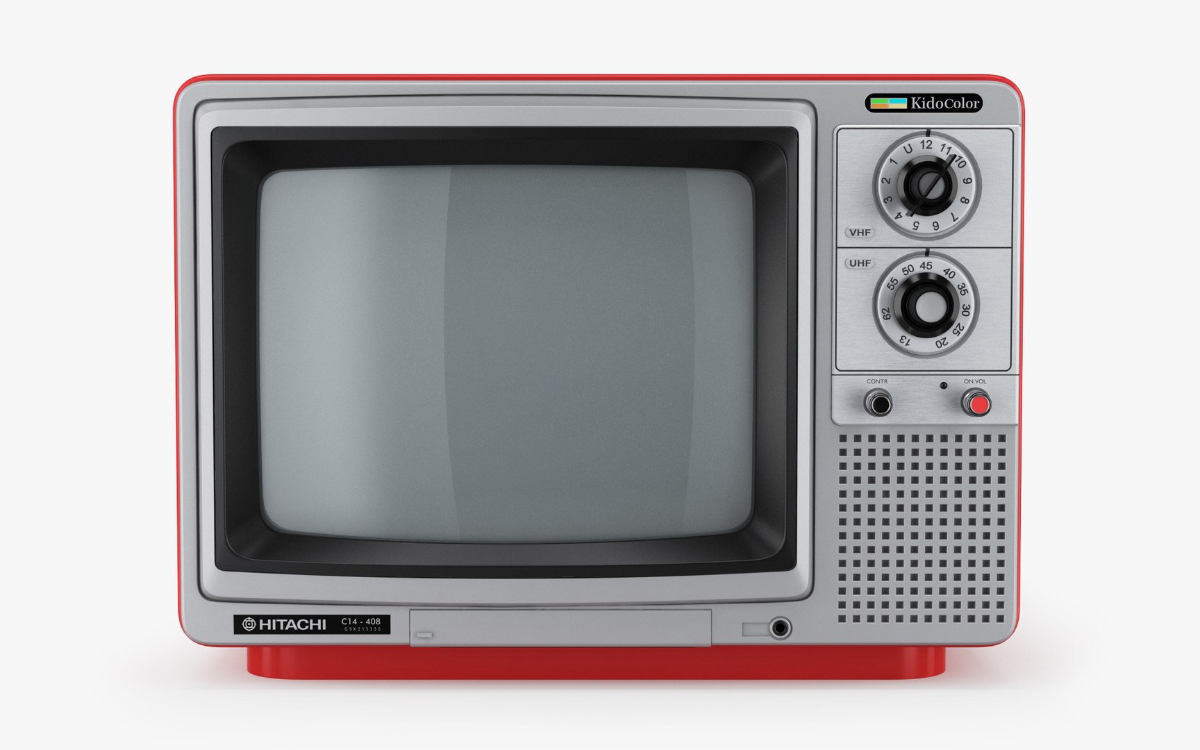 Retro Tv Hitachi Kidocolor 3D Model - TurboSquid 1233667 Retro Tv Hitachi Kidocolor 3D Model - TurboSquid 1233667