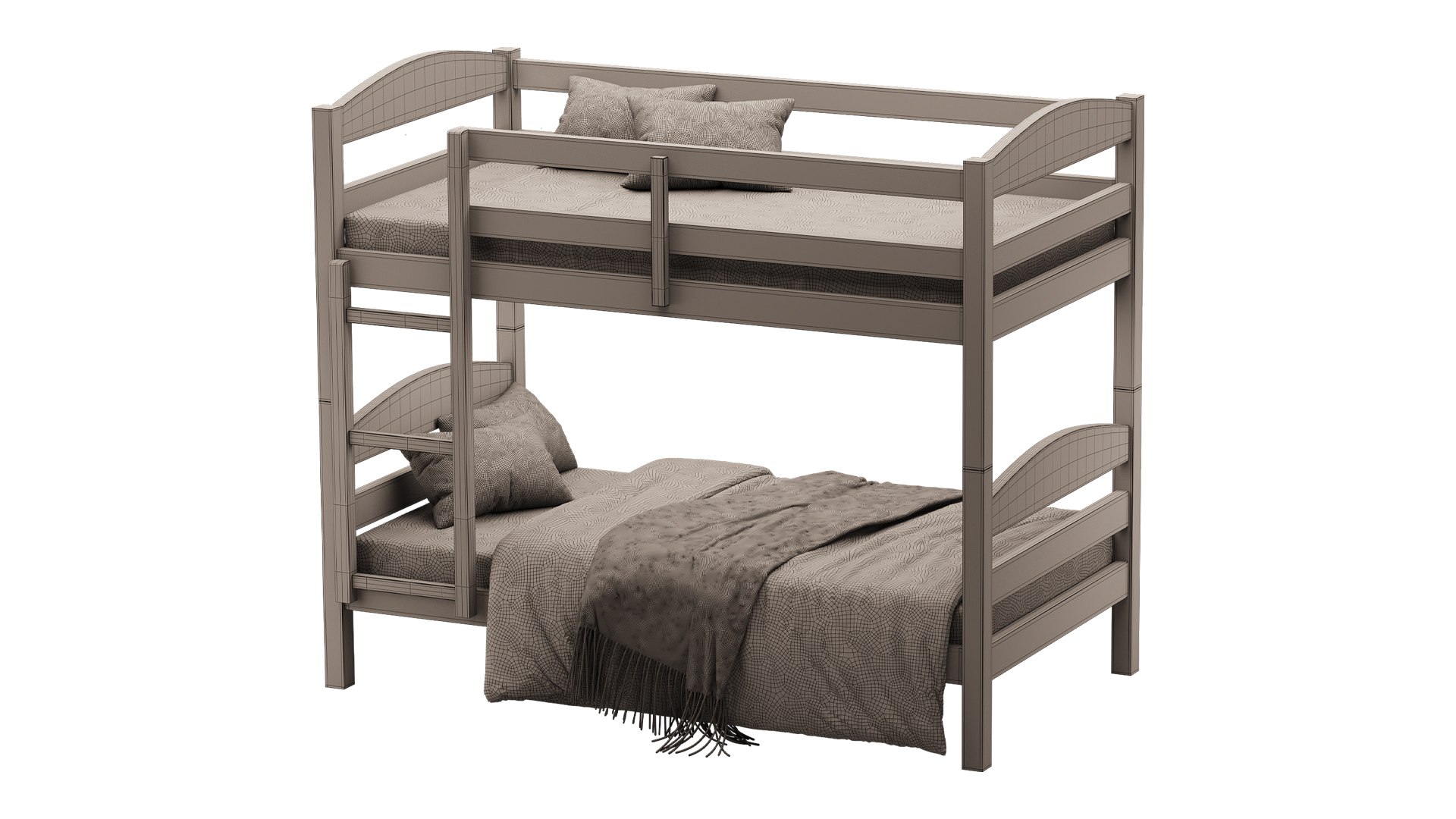 Convertible Bunk Bed Model - TurboSquid 2368098