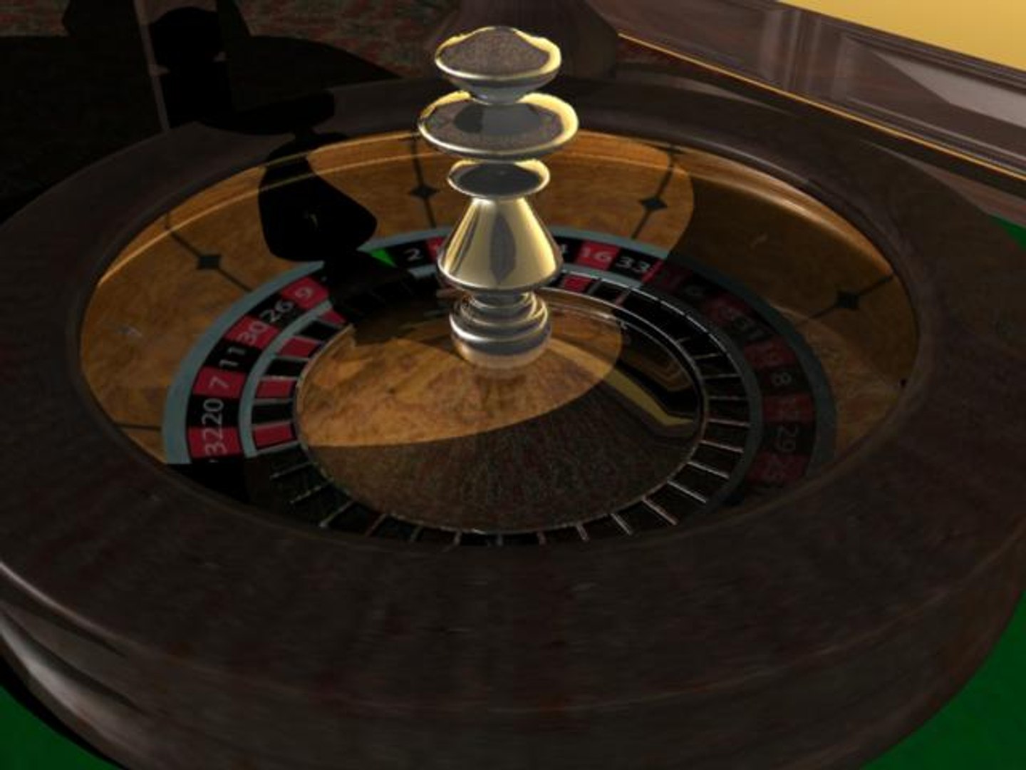 Free Roulette Table 3d Model
