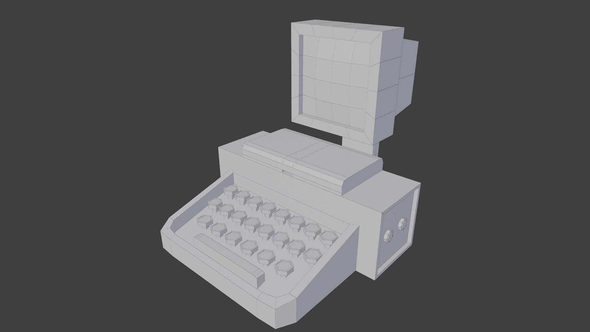 Free Typewriter 3D Model - TurboSquid 1444508