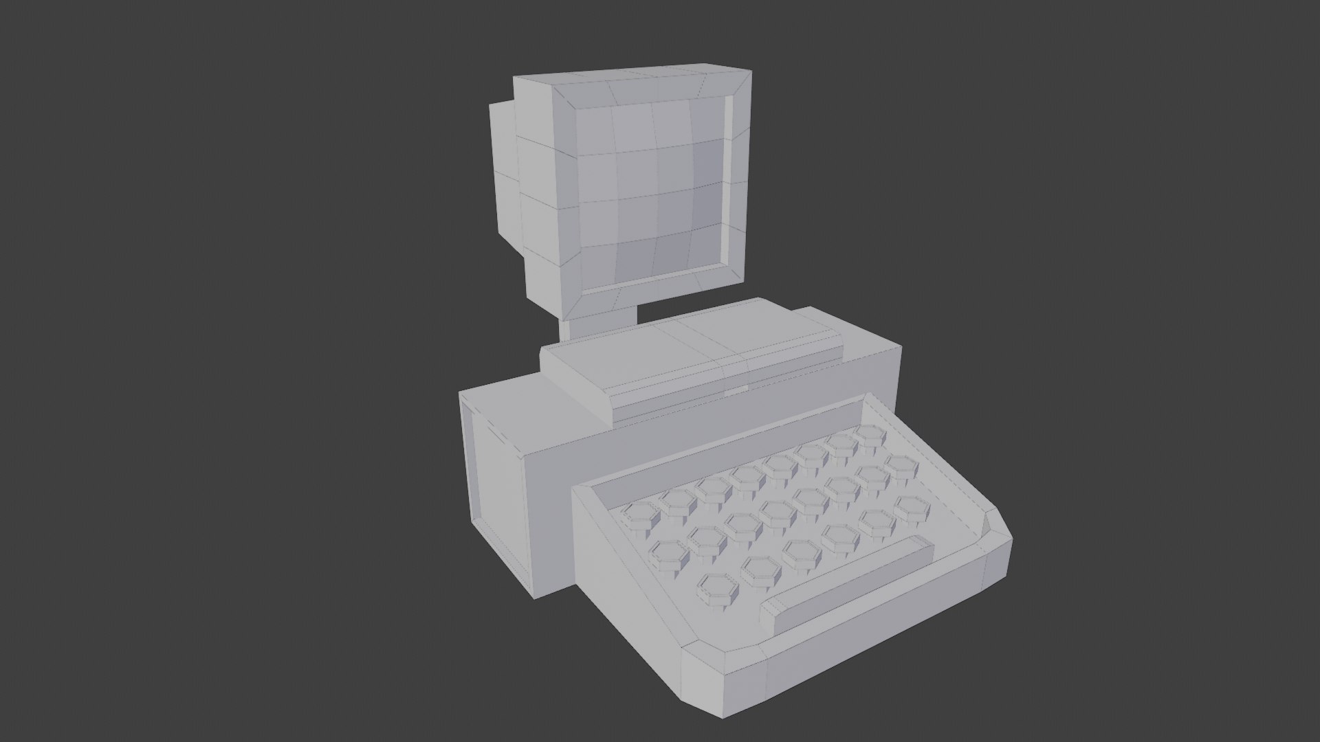 Free Typewriter 3D Model - TurboSquid 1444508