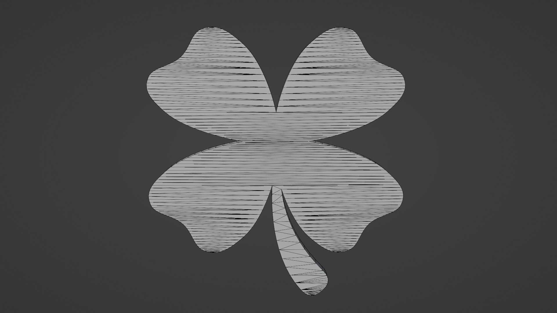 3D model Clover Icon - TurboSquid 2042926