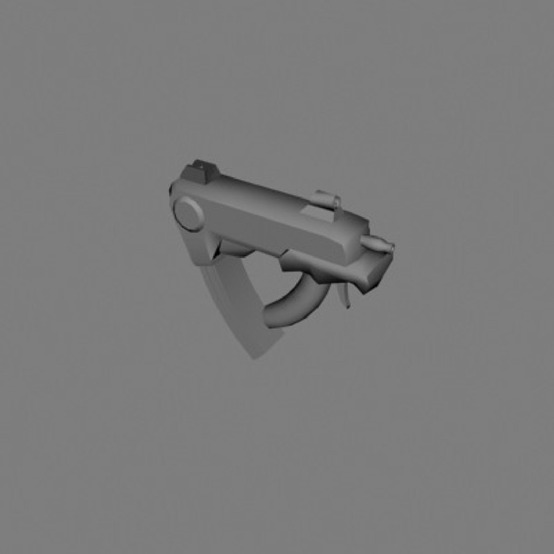 3d Futuristic Smg Model