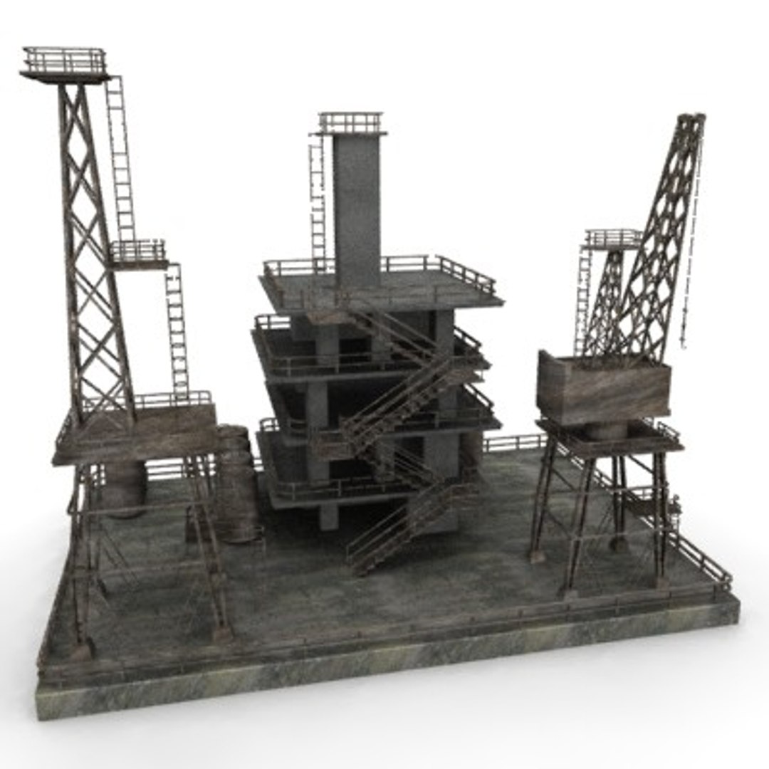 drilling rig 3d model