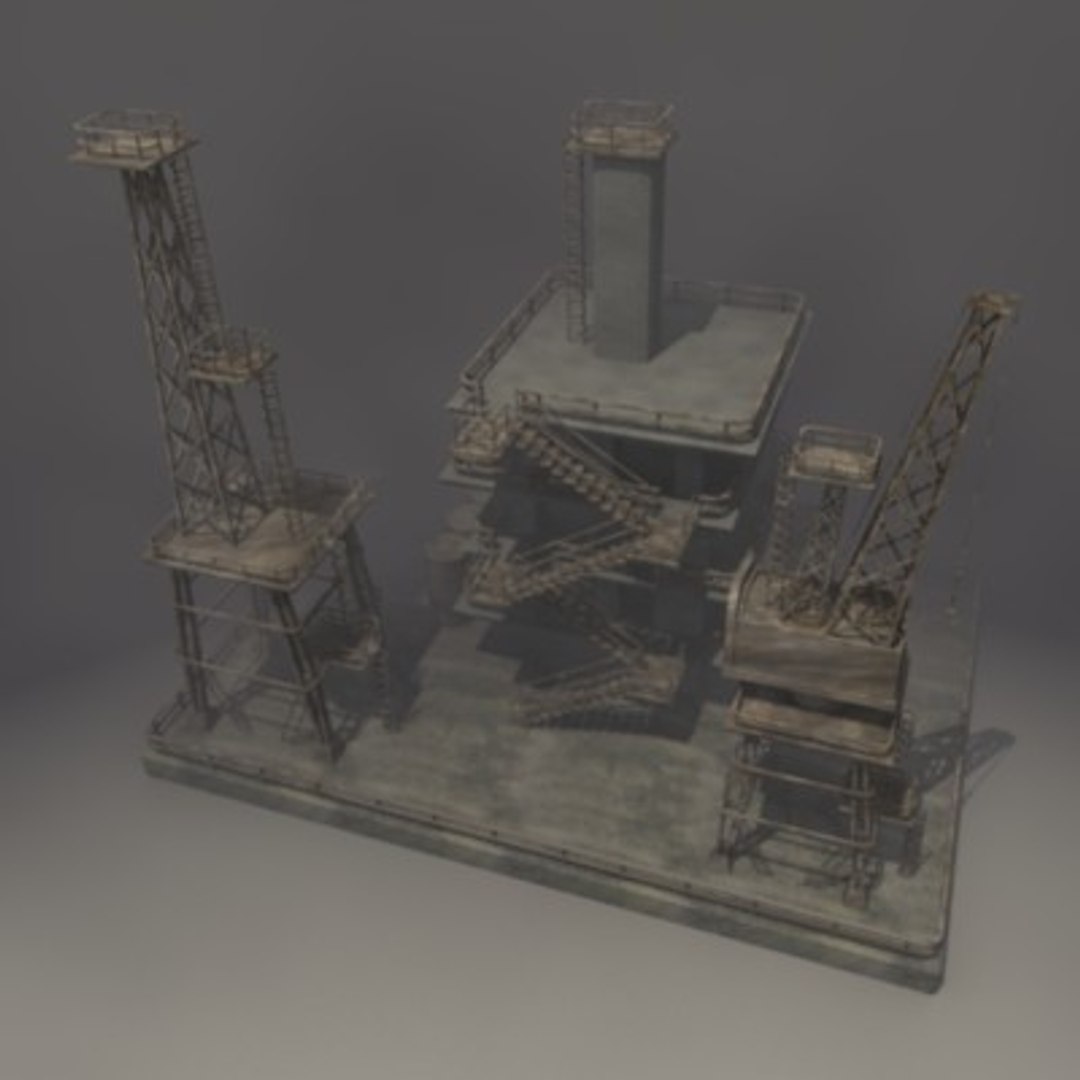 drilling rig 3d model