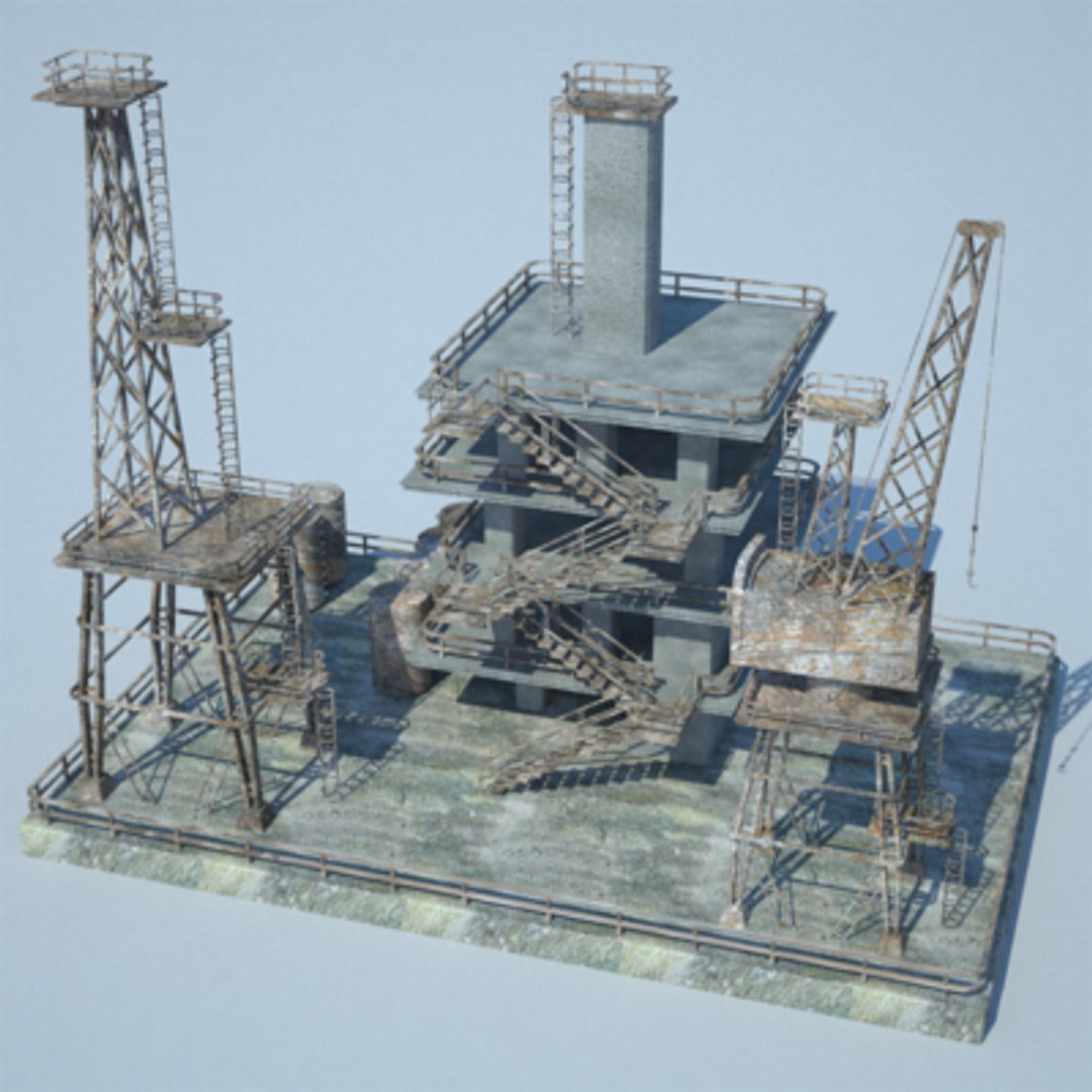 drilling rig 3d model
