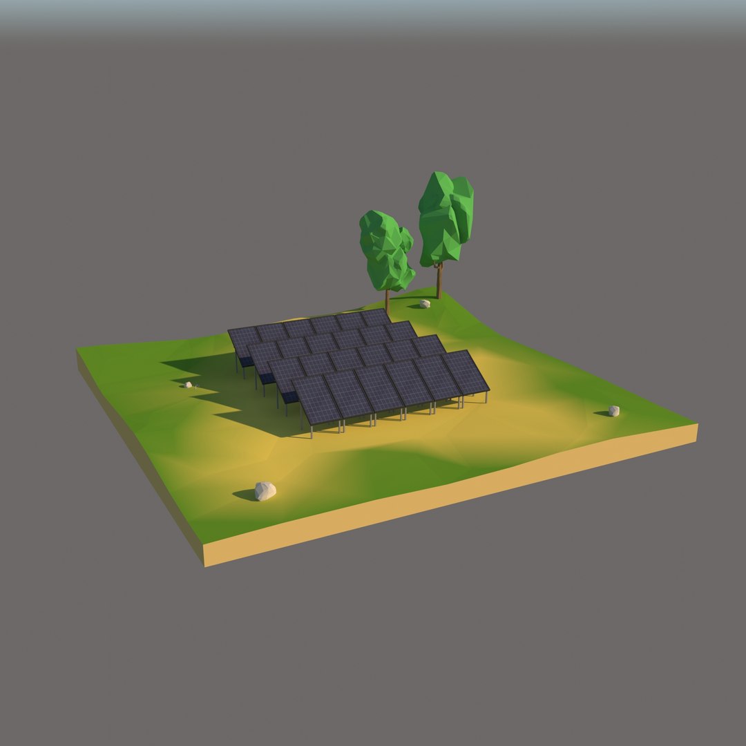 Solar Panels 3D Model - TurboSquid 1333252
