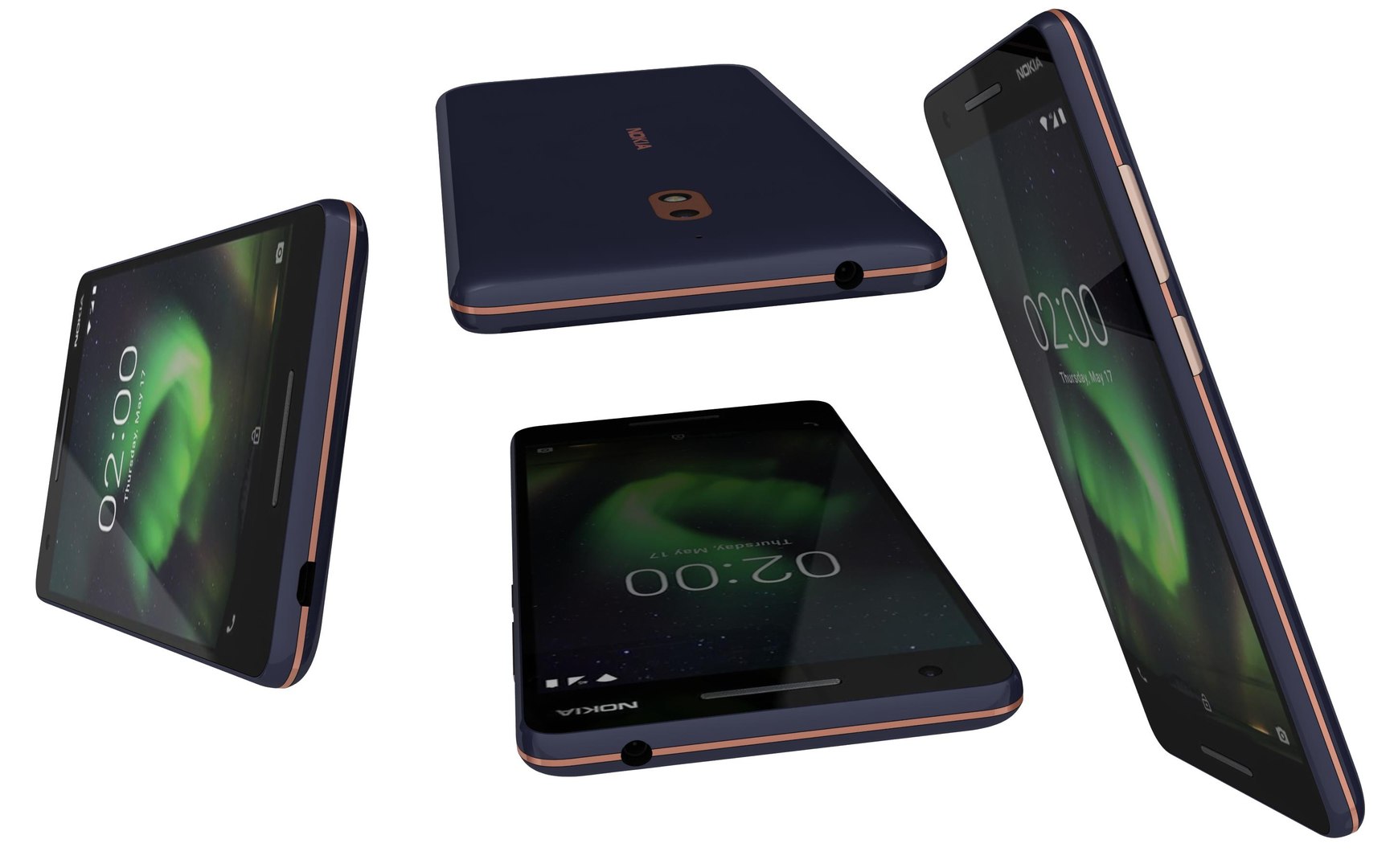 3D nokia 2 1 blue - TurboSquid 1314482