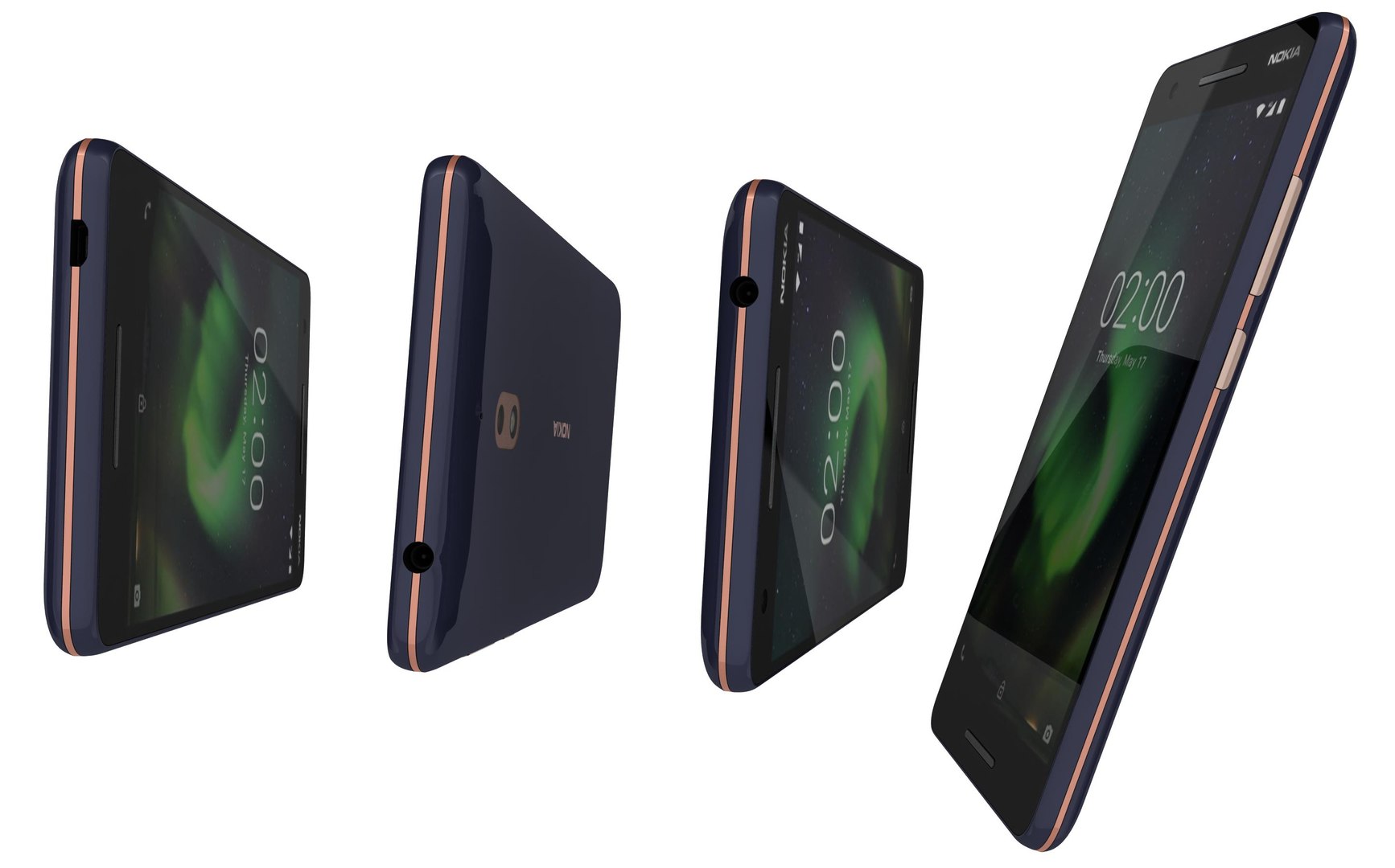 3D nokia 2 1 blue - TurboSquid 1314482