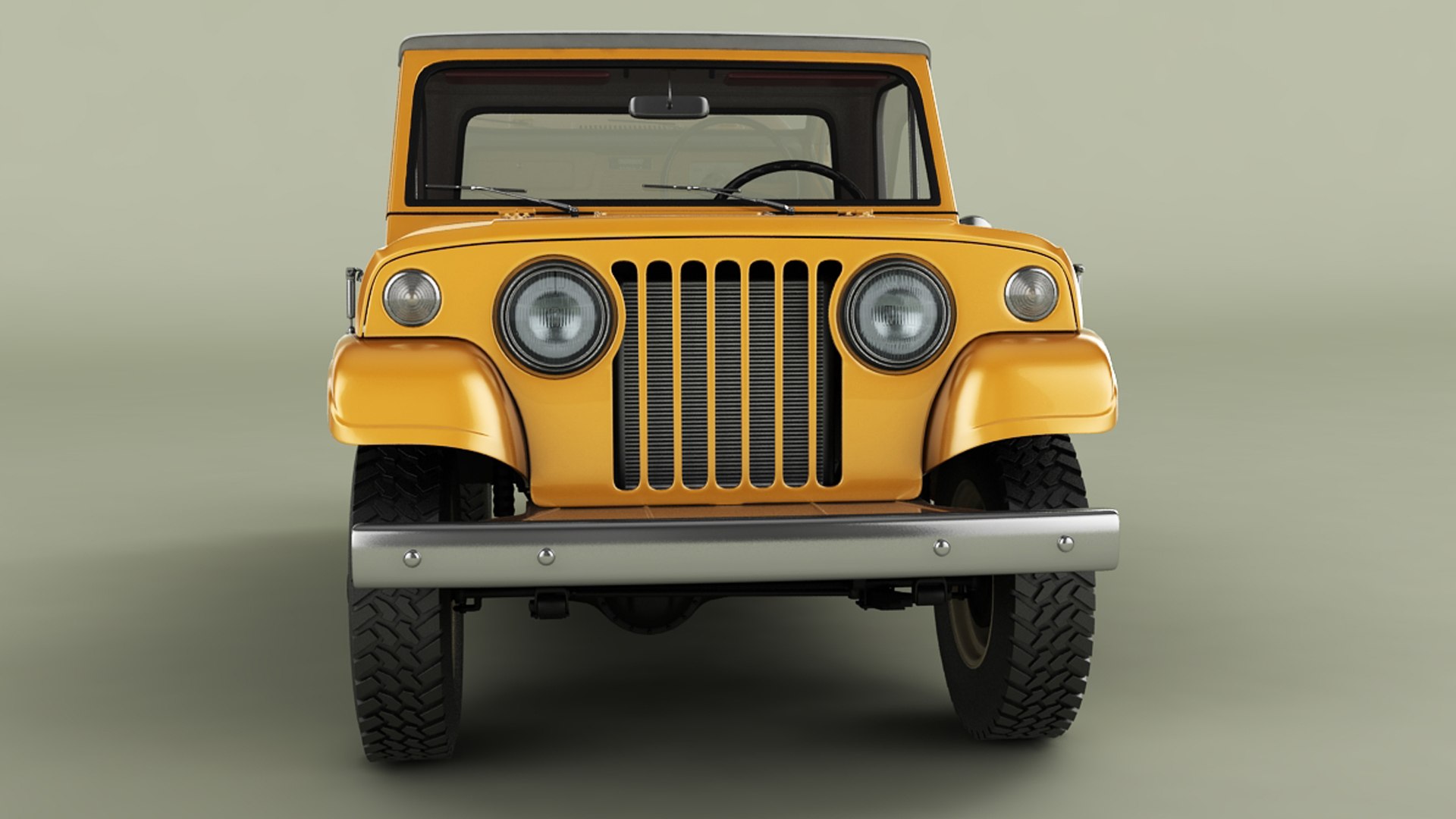 Jeep Jeepster Commando Pick Up 3D Model - TurboSquid 2136072