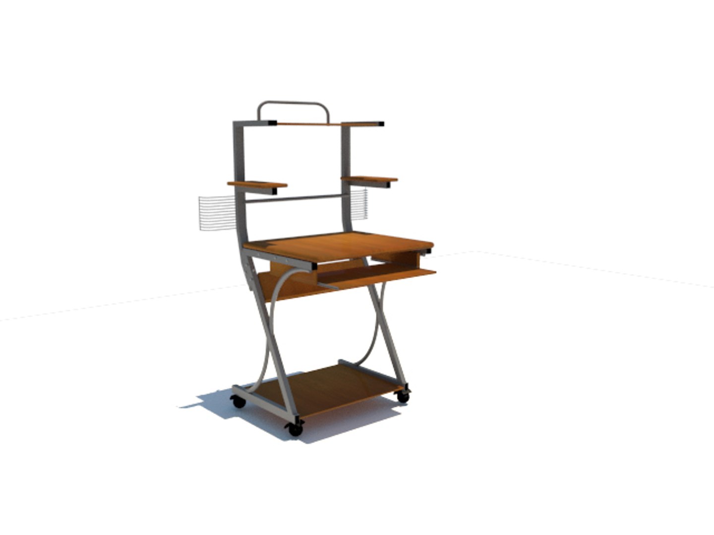 Computer Desk 3D Model - TurboSquid 1196589