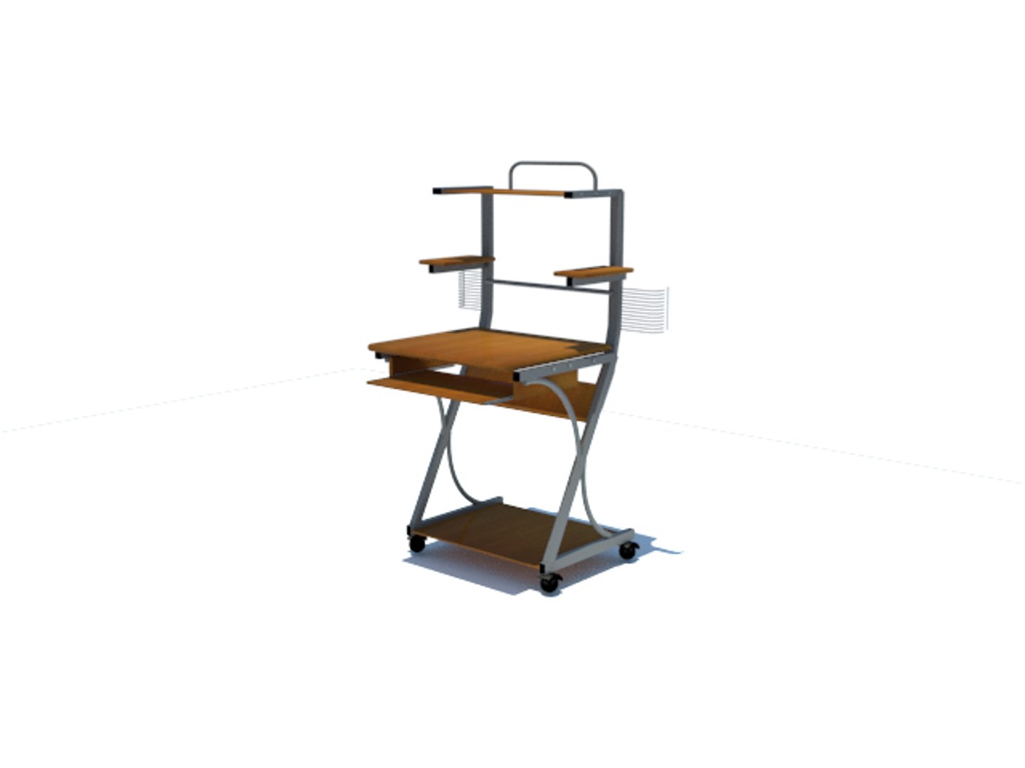 Computer Desk 3D Model - TurboSquid 1196589