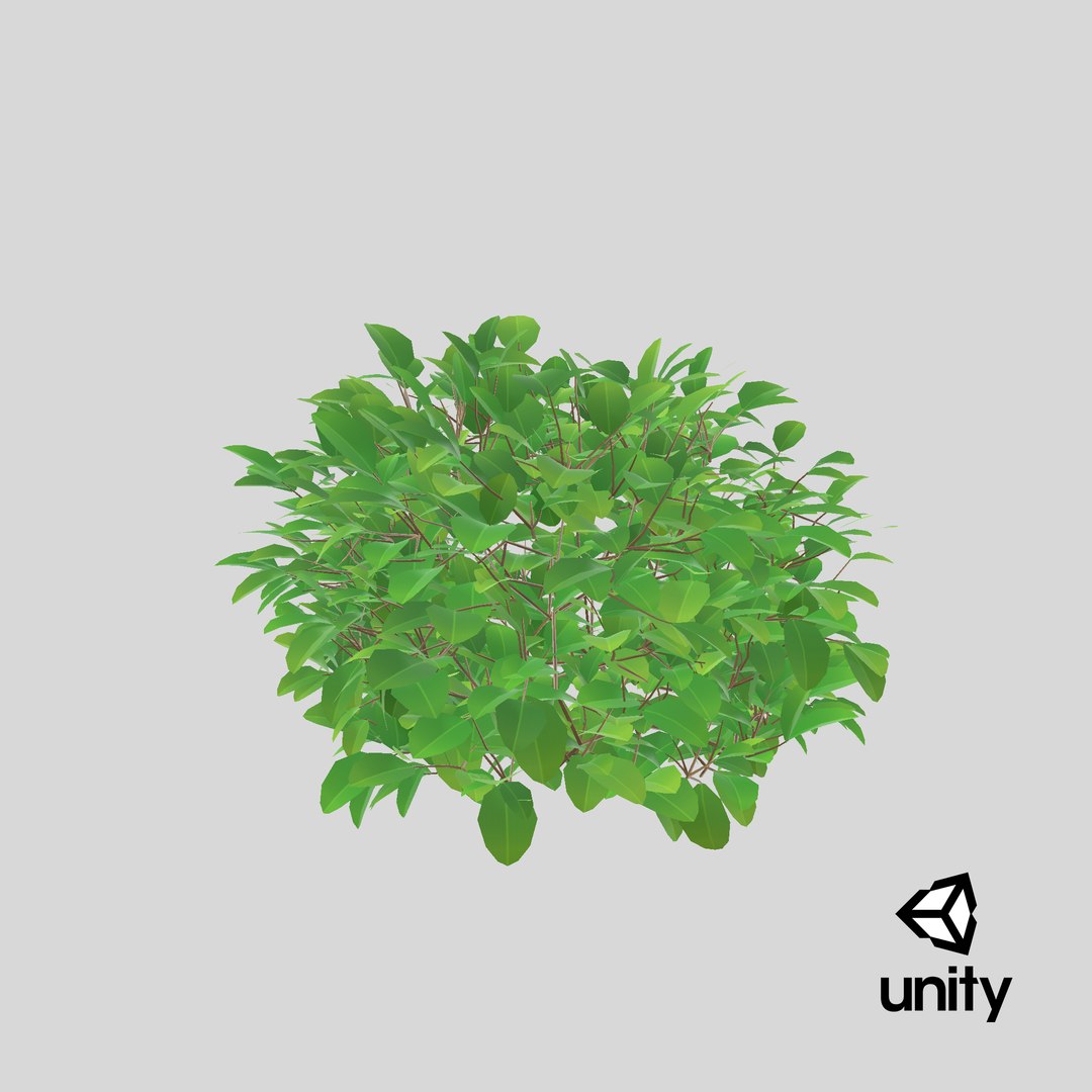 Cartoon Bush 01 3D - TurboSquid 1941410