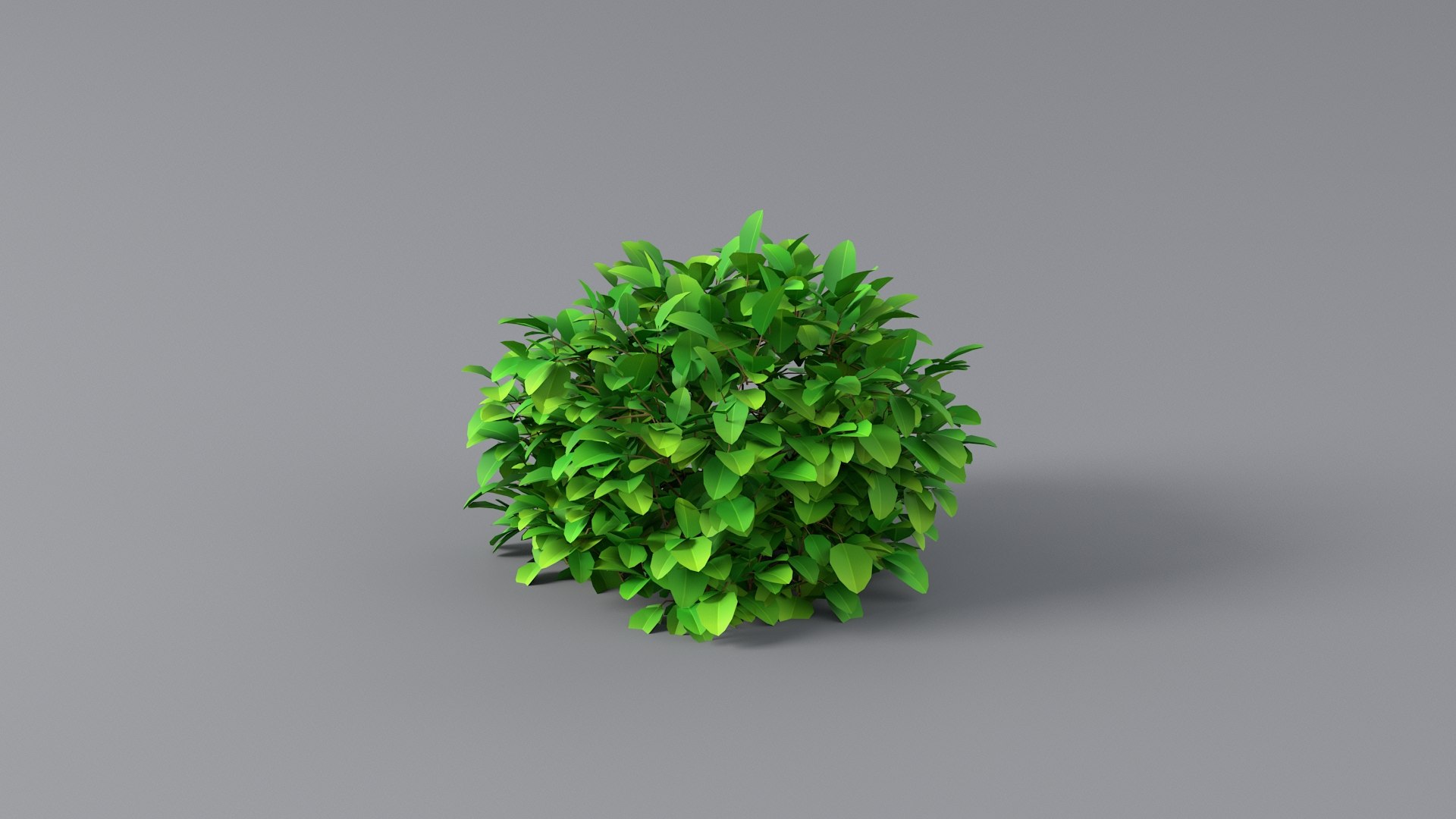 Cartoon Bush 01 3D - TurboSquid 1941410