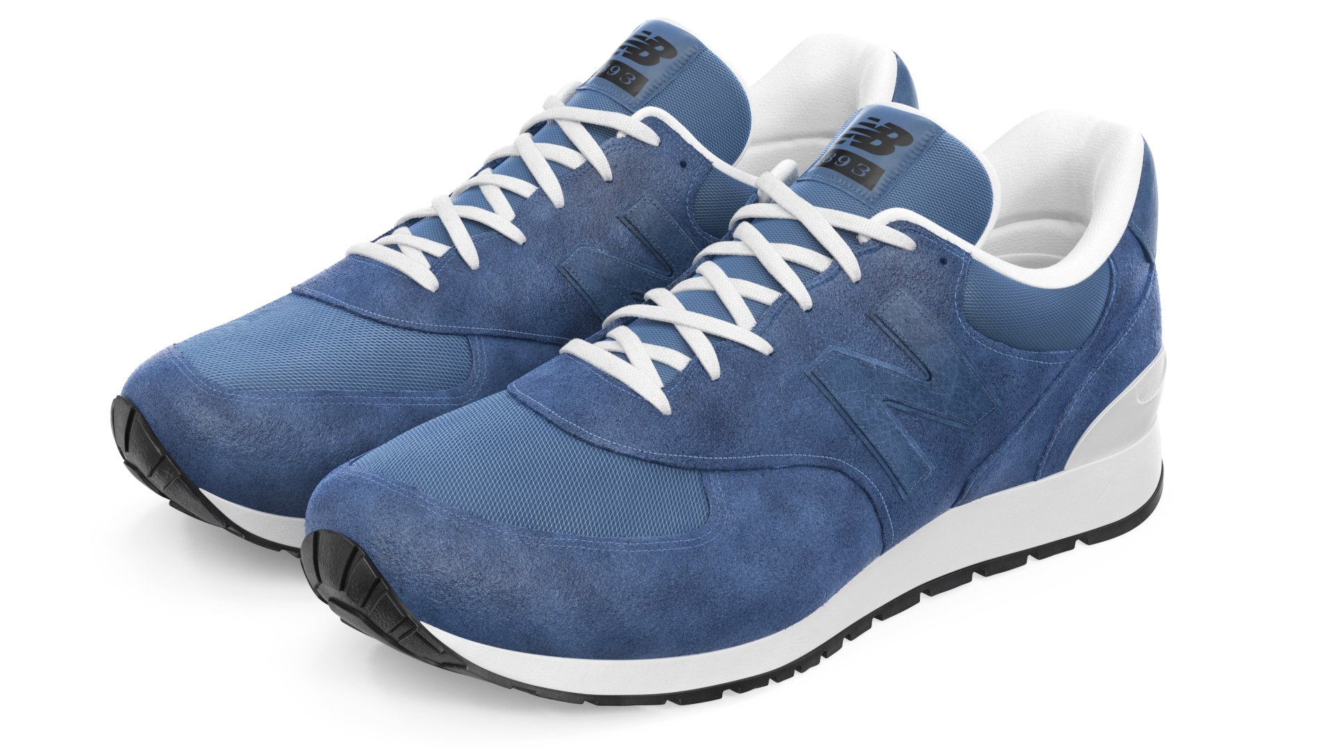3D Model New Balance Mens Sneakers Fur - TurboSquid 2161272