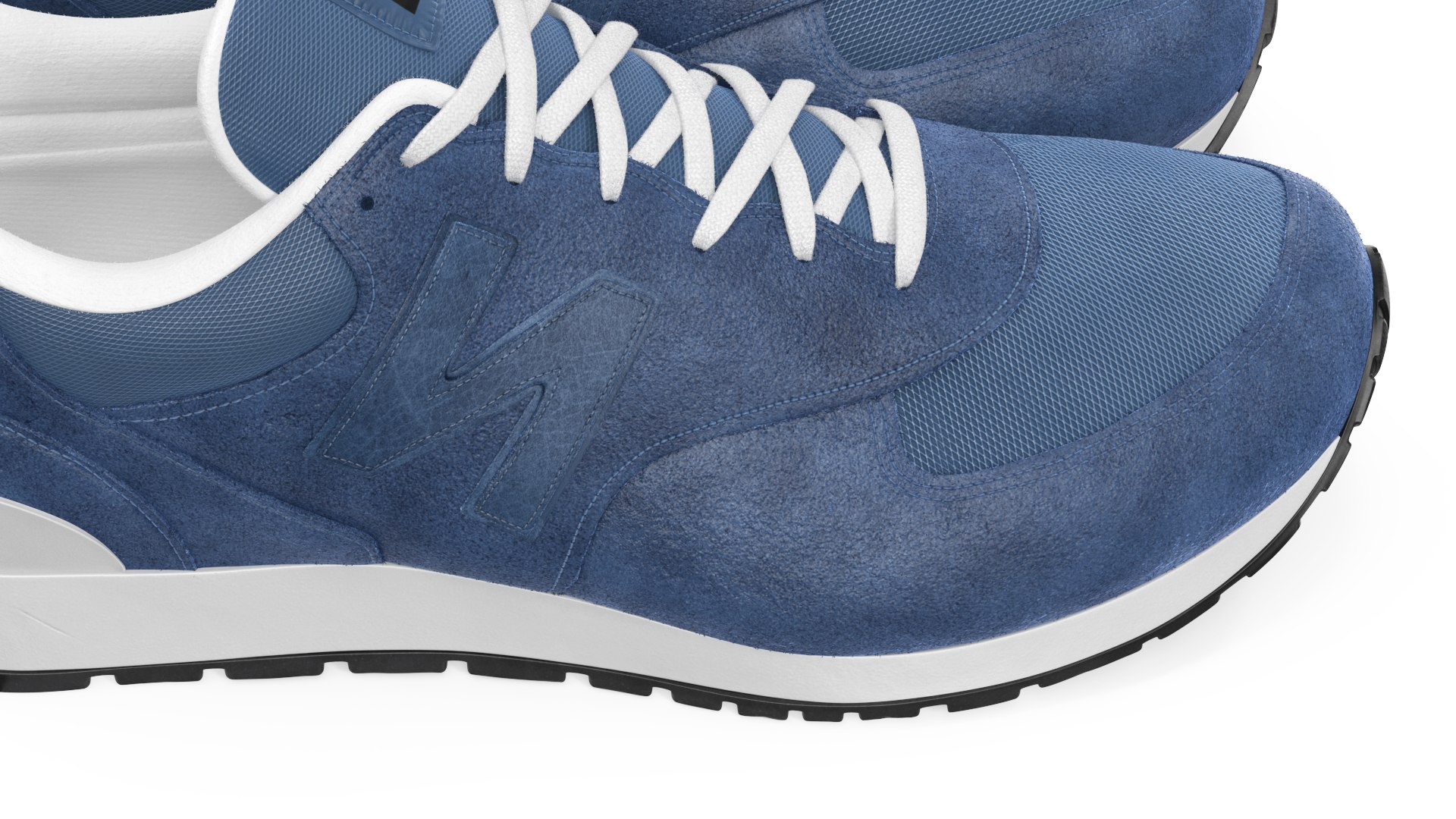 3D Model New Balance Mens Sneakers Fur - TurboSquid 2161272