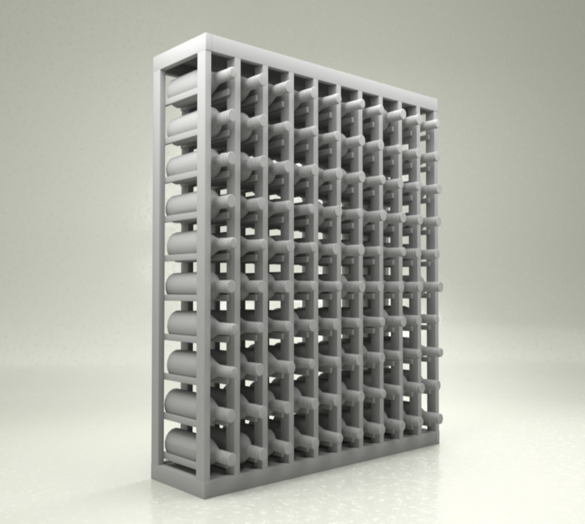Wine Rack 3D Model - TurboSquid 1723407