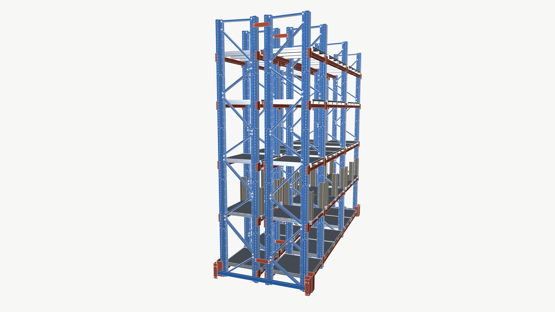 Industrial Racks 3D Model - TurboSquid 2273235
