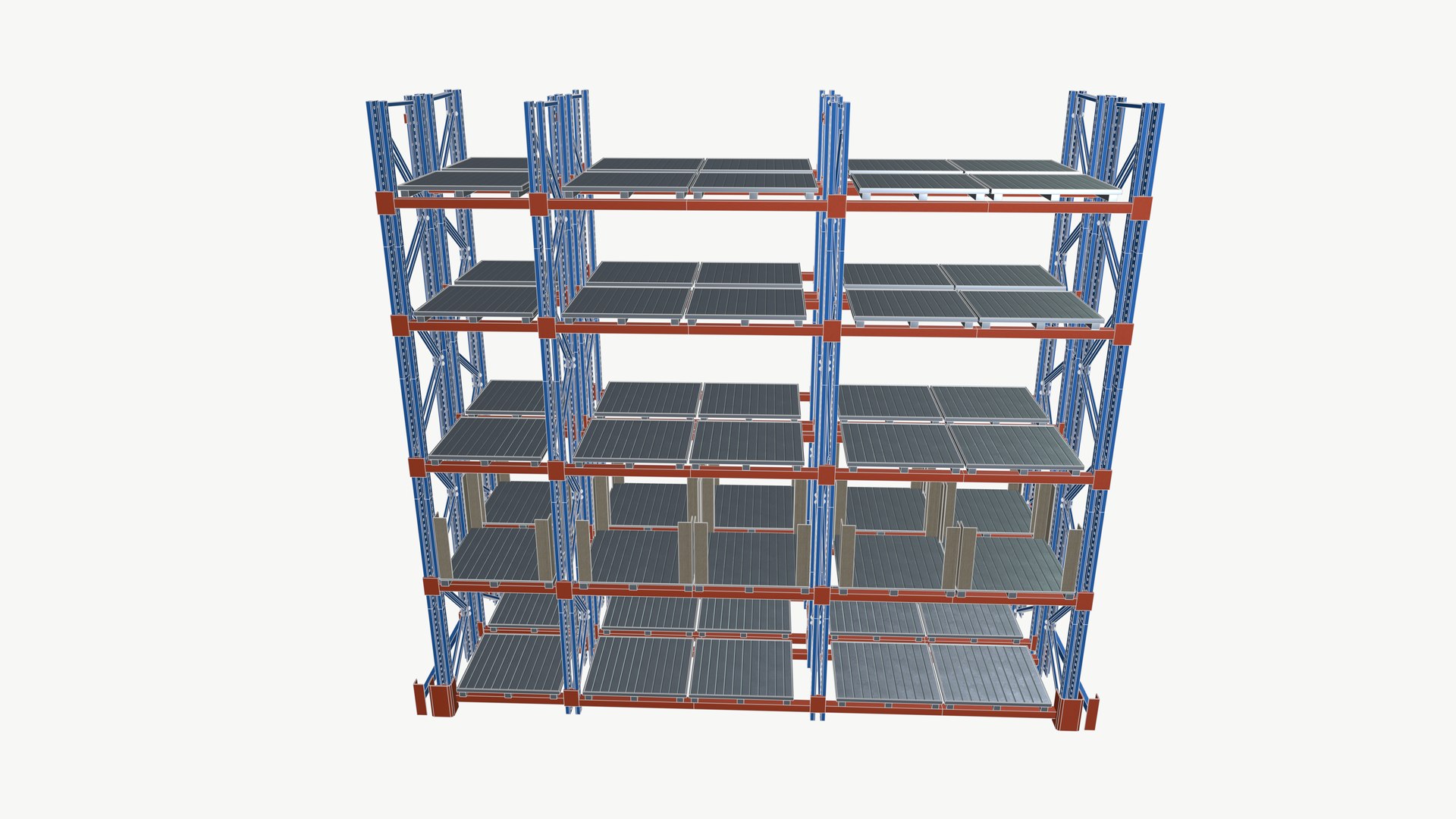 Industrial Racks 3D Model - TurboSquid 2273235
