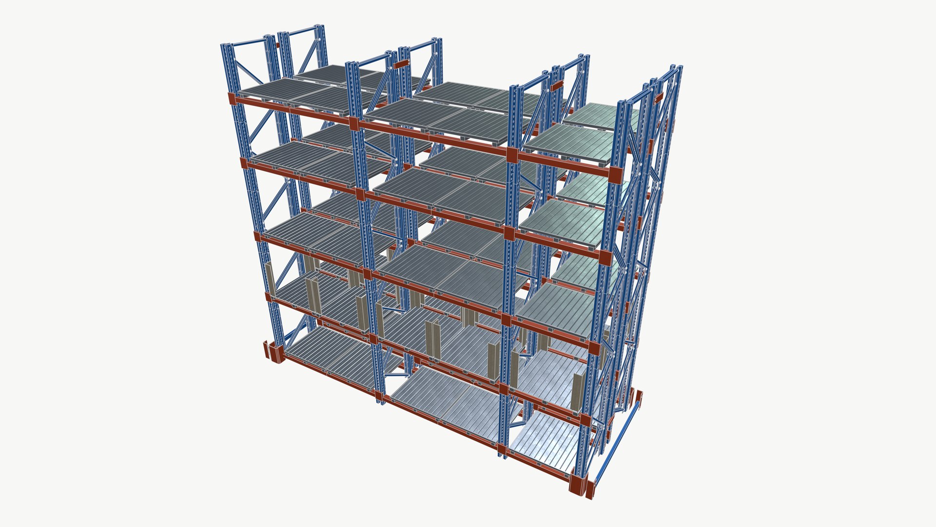 Industrial Racks 3D Model - TurboSquid 2273235