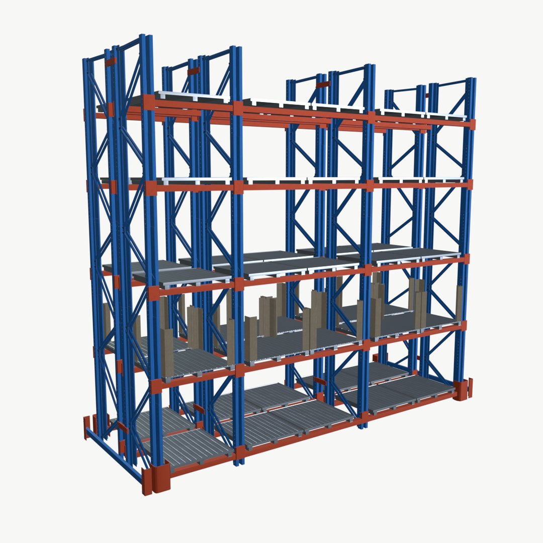 Industrial Racks 3D Model - TurboSquid 2273235