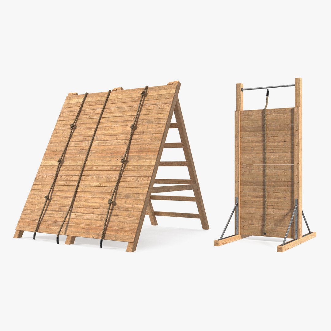 Obstacle Course Walls Collection 3D model - TurboSquid 1909676